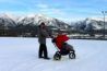 Polar Stroller makes for easy pushing through snow or slush - Cottage Life