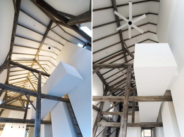 This historic barn was taken apart and rebuilt as a stunning family ...