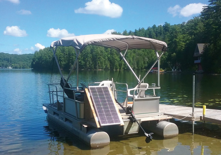 You'll swoon over this solar pontoon reader project - Cottage Life