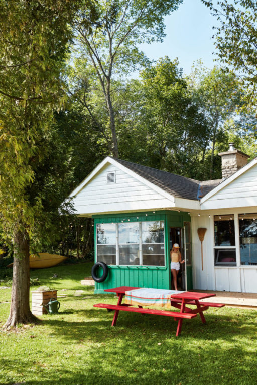 This cottager restored a little cabin on the bay and filled it with her ...