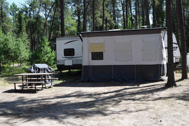 Glamp at one of Ontario Parks' many roofed accommodations this summer ...